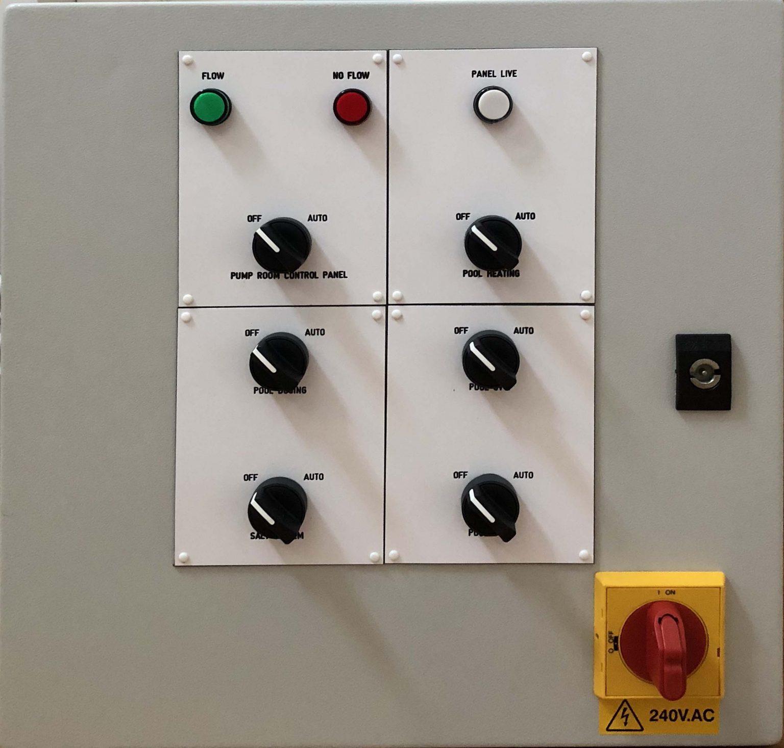 Control panels of a superior custom built specification